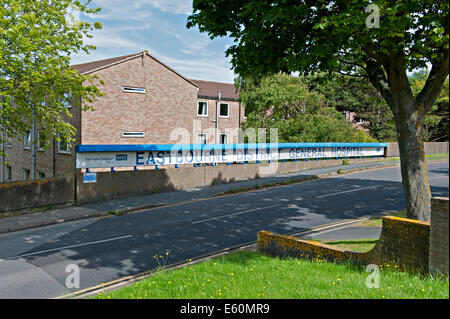 The entrance to Eastbourne District General Hospital, UK Stock Photo ...