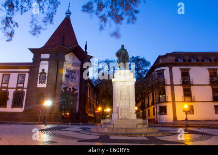 Joao Goncalves Zarco Statue, Funchal, Madeira, Portugal, Travel Stock ...