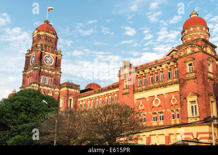 Supreme Court of Burma, Yangon or Rangoon, Yangon Region, Myanmar Stock ...