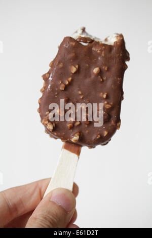 Bitten ice cream Stock Photo - Alamy