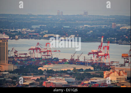 Port Area and Mactan Island Cebu City Philippines Stock Photo - Alamy