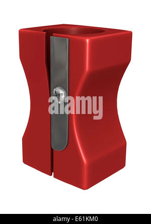 Pencil sharpener isolated on white background. Stationery accessories ...