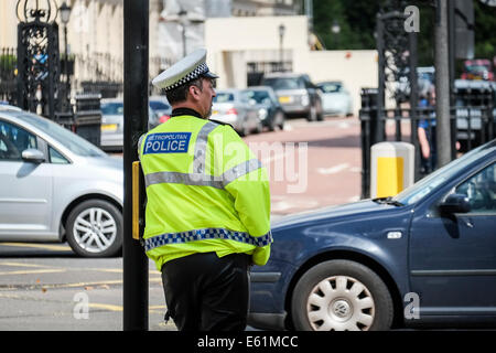 Traffic police / London Metropolitan / Met traffic policeman's hat with ...