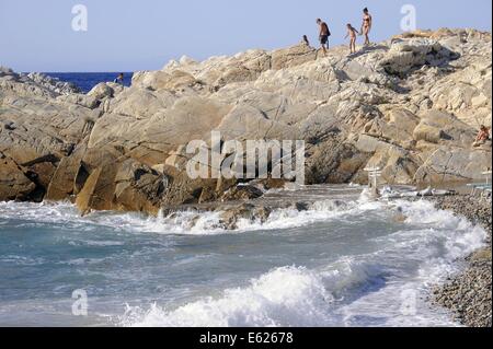 - the Marciana Marina beach (Elba island) - la spiaggia di Marciana ...