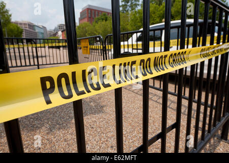 Police Line tape - Washington, DC USA Stock Photo: 72589439 - Alamy
