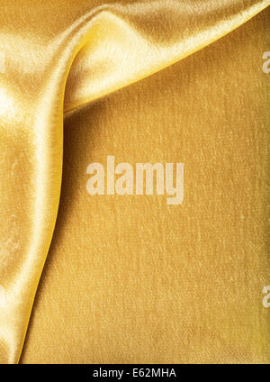 Golden Silk Fabric Texture Stock Photo - Alamy