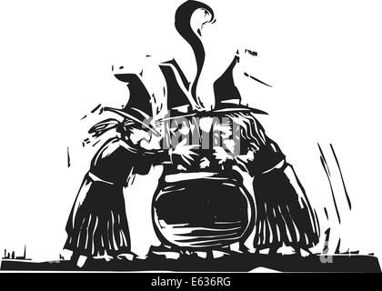 Macbeth Witches Cauldron Stock Photo: 6560227 - Alamy