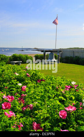 Wood Island Lighthouse Bell, Biddeford Pool, Maine, USA Stock Photo - Alamy