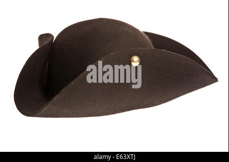 colonial tricorn or tricorne hat Stock Photo - Alamy