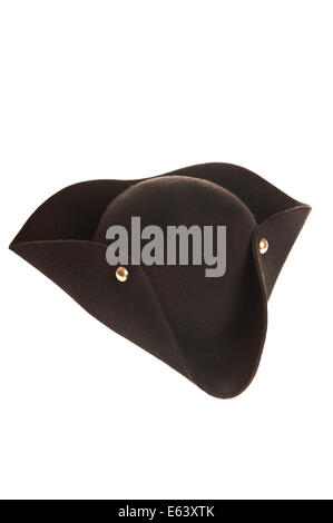 colonial tricorn or tricorne hat Stock Photo - Alamy