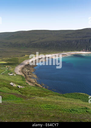 dh Rackwick Bay HOY ORKNEY Orkney bay beach landscape islands aerial ...