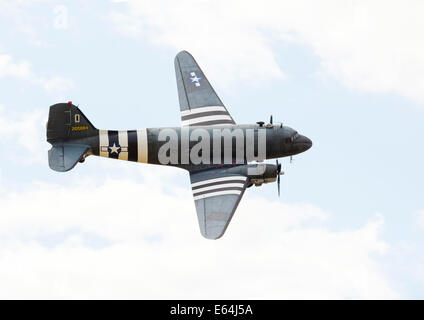 Douglas C-47 Skytrain (Dakota) aircraft painted in its original 94th ...