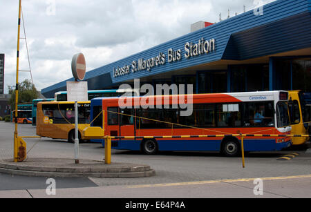 St. Margaret`s Bus Station, Leicester, Leicestershire, England, UK ...
