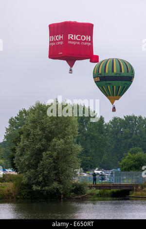 Northampton, UK. 15th Aug, 2014. The 25th Northampton Balloon festival ...