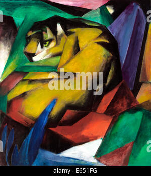 Franz Marc - Tiger 1912 Stock Photo - Alamy