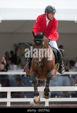 Hans-Dieter DREHER (GER) riding ELYSIUM during the Day 4 of the 64th ...