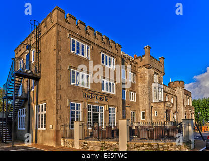The Ryde Castle Hotel, in Ryde, Isle of Wight Stock Photo - Alamy