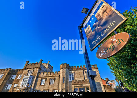 The Ryde Castle Hotel, in Ryde, Isle of Wight Stock Photo - Alamy