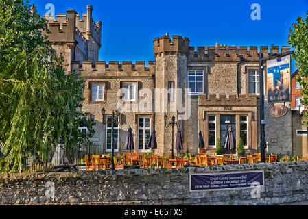 The Ryde Castle Hotel, in Ryde, Isle of Wight Stock Photo - Alamy