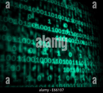 Matrix Code Copyspace Showing Digital Numbers Programming Background ...