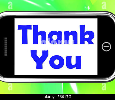 Thank You Showing Many Thanks And Gratitude Stock Photo - Alamy
