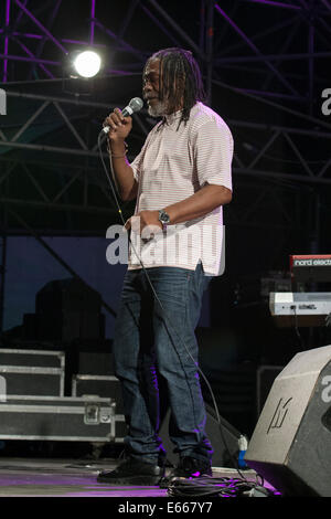 Horace Andy, singer from Kingston, Jamaica sings at Rotonda Diaz ...