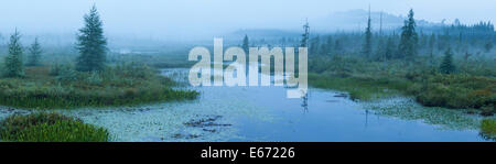 Brown's Tract Inlet just off Raquette Lake in fall, Adirondack Park ...