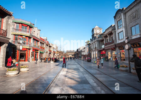 Qianmen Dajie (Qianmen Street). Beijing. China Stock Photo - Alamy