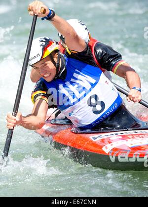 Franz Anton and Jan Benzien Men's Canoe Double event at Whitewater ...