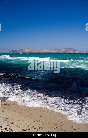 Tingaki Beach between Kos town and Tingaki, with Pserimos Island in the ...