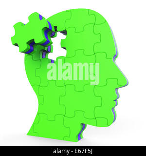 Think Brain Meaning Contemplate Consider And Reflection Stock Photo - Alamy