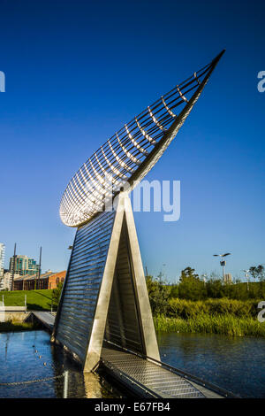 Reed Vessel, 2004 Artist Virginia King Stainless-steel & aluminium ...