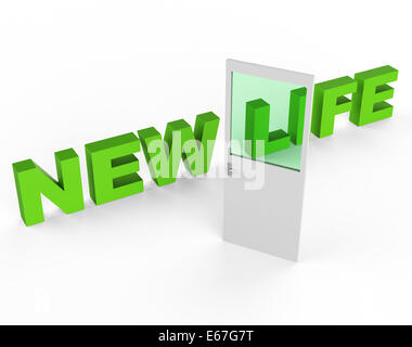 New Life Meaning Fresh Start And Future Stock Photo - Alamy