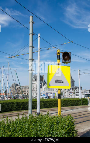 Coast Tram / Kusttram, longest tram line in the world, riding from ...