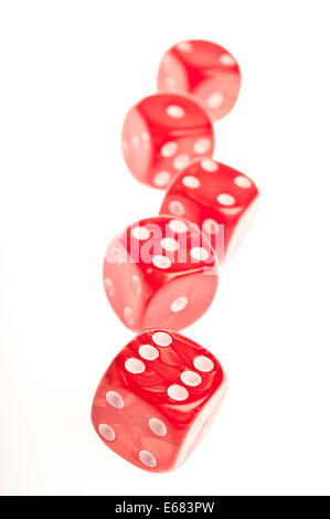 Row of dice Stock Photo - Alamy