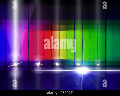 Bright Colourful Background Meaning Glowing Rainbow Or Twinkling ...