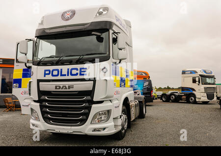 DAF XF lorry/truck with Police Service of Northern Ireland (PSNI ...