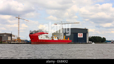IHC Merwede Shipyard in Krimpen aan den Ijssel, South Holland ...