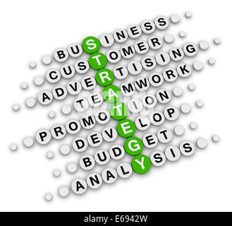 Advertising concept: Marketing in Crossword Puzzle Stock Photo - Alamy