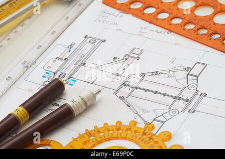 floorplan, surveying, technical drawing, floorplans Stock Photo - Alamy