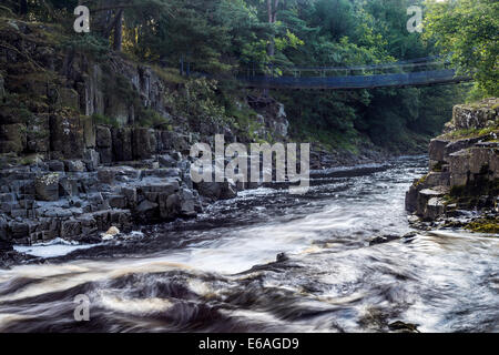 The River Tees at Wynch Bridge Bowlees below Low Force Middleton in ...