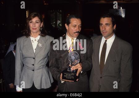 Edward James Olmos with Andy Garcia Circa 1980's Credit: Ralph ...