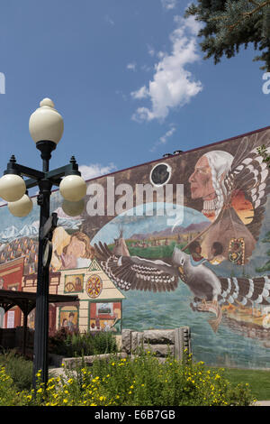 Women's mural in Helena, Montana showing activists for women's rights ...