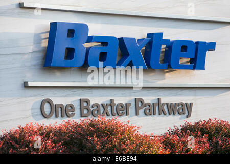 The headquarters of Baxter International Inc., in Deerfield, Illinois ...