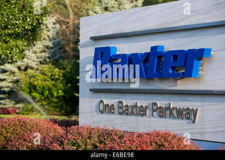 The headquarters of Baxter International Inc., in Deerfield, Illinois ...
