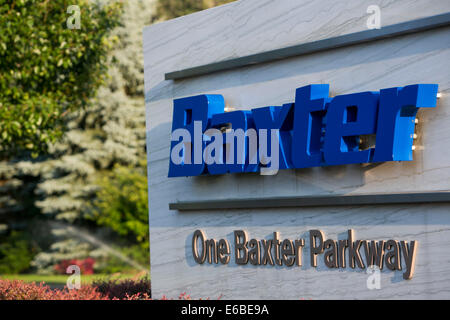The headquarters of Baxter International Inc., in Deerfield, Illinois ...