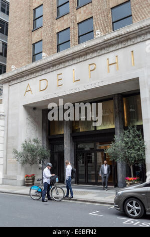The Adelphi building on John Street Knightsbridge London Stock Photo ...