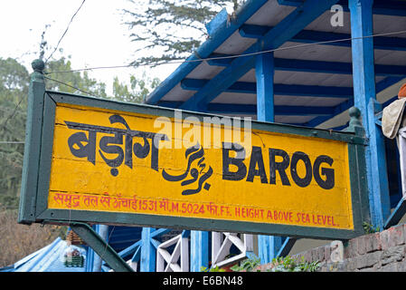 Barog station, Kalka-Shimla Railway, Himachal Pradesh, India, Indian ...