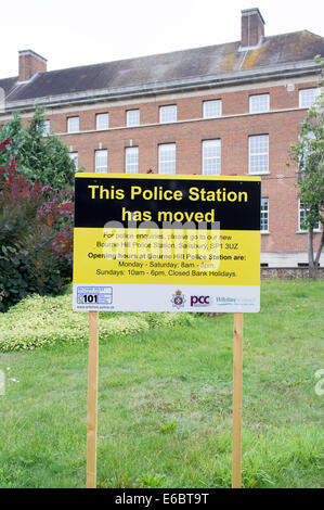 Closed Police Station Stock Photo - Alamy