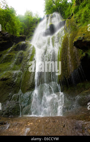 The waterfall called Cascade near the small village of Autoire in the ...